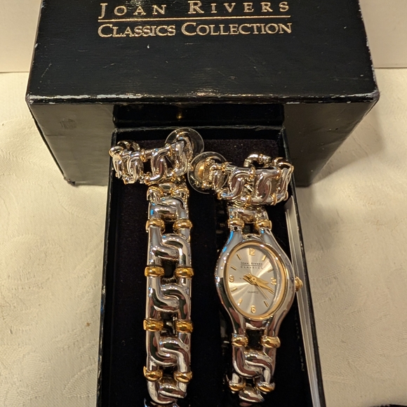 Joan Rivers | Accessories | Joan Rivers Gold And Silver Byzantine Watch ...